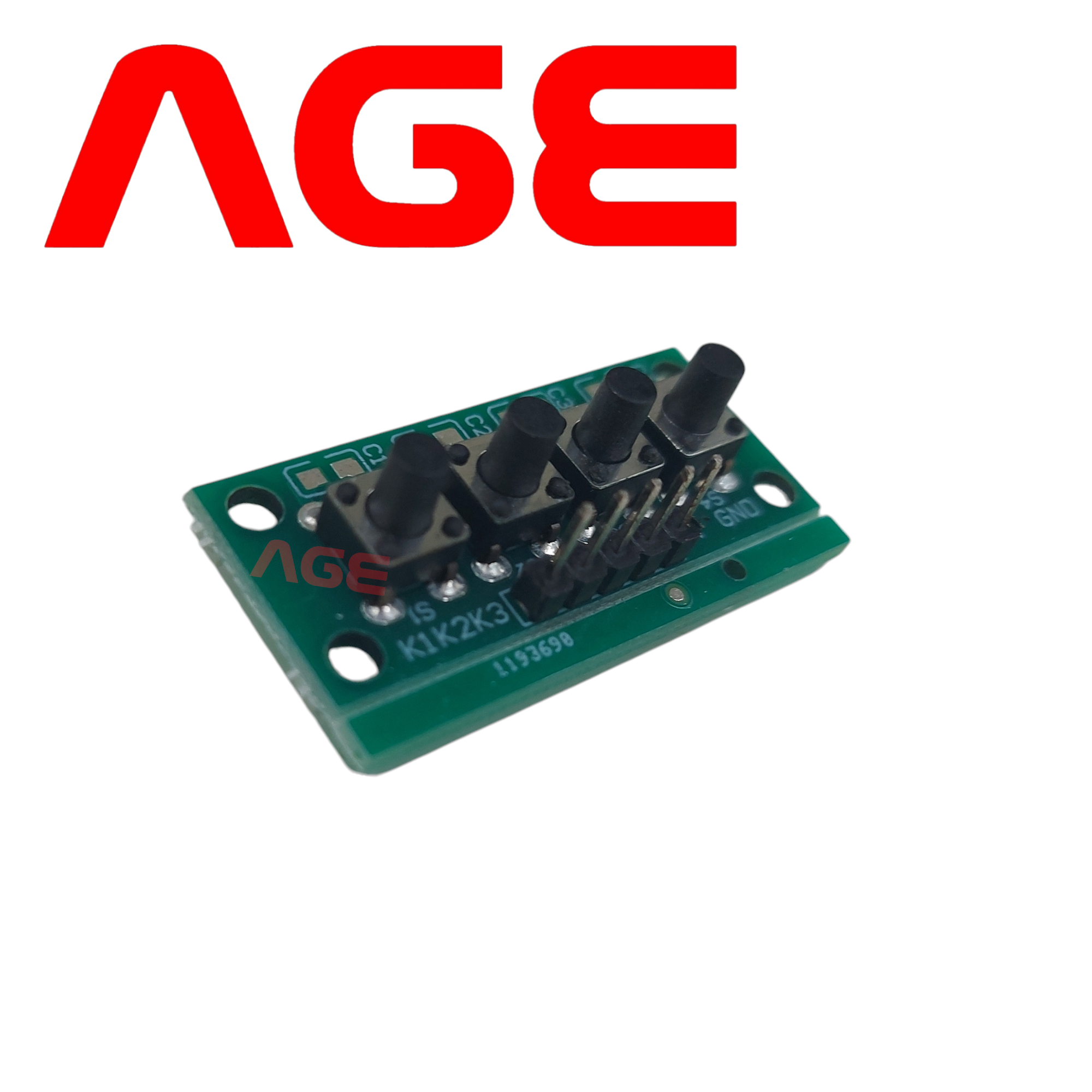 Keyboard Module Keypad Button 4 โมดูลสวิตช์ 4 ปุ่ม Agebkk จำหน่ายและนำเข้า Arduino Board